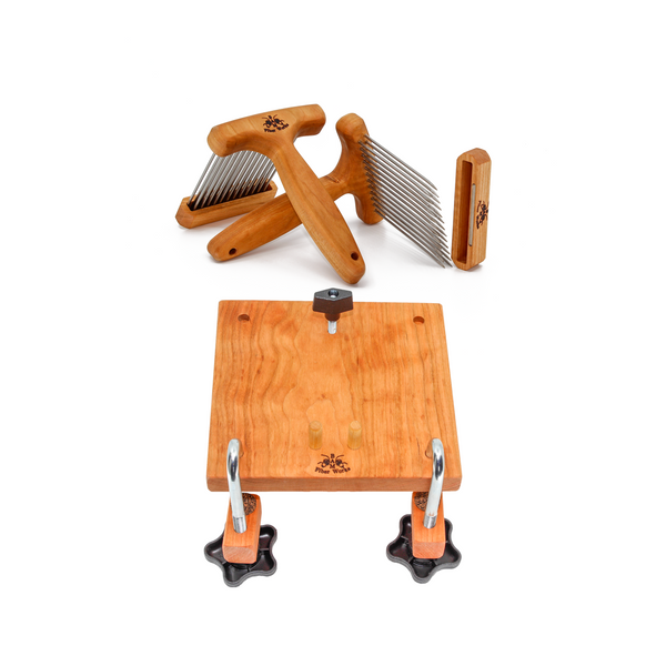 Regular Wool Combs w/Holder - Single or Double Row - Fine or Extra Fin ...